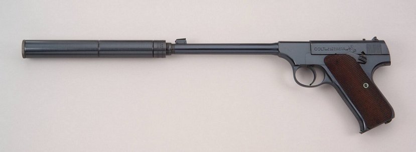 Lowell's Woodsman with silencer | Colt Forum