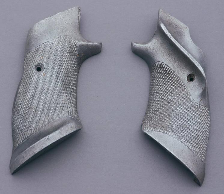metal (aluminum?) grips for pre-WWII Woodsman | Colt Forum