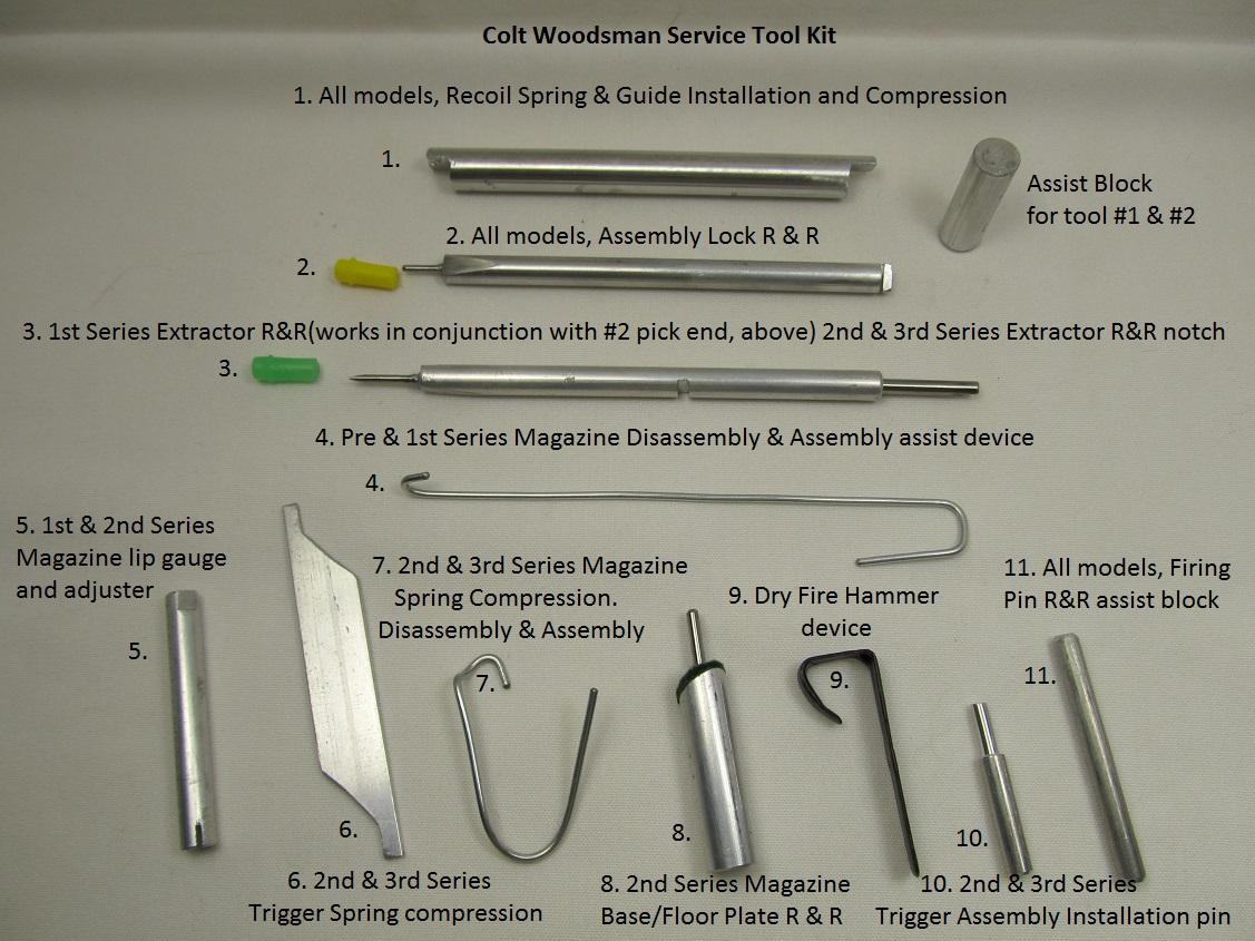 22 caliber rimfire semi-auto Colt pistol: .22 calibre Colt Woodsman